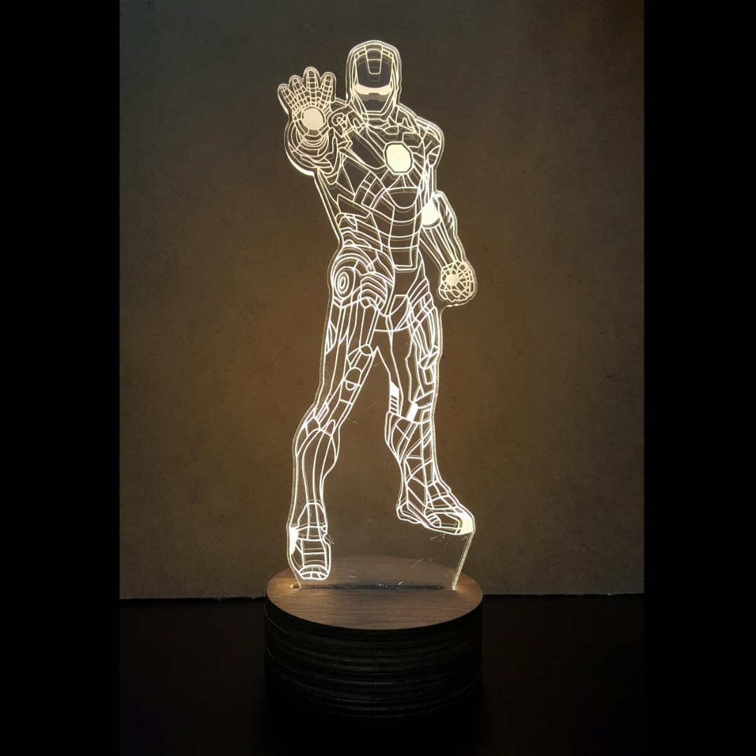 Ironman Led Light (Standing), Furniture & Home Living, Lighting & Fans ...