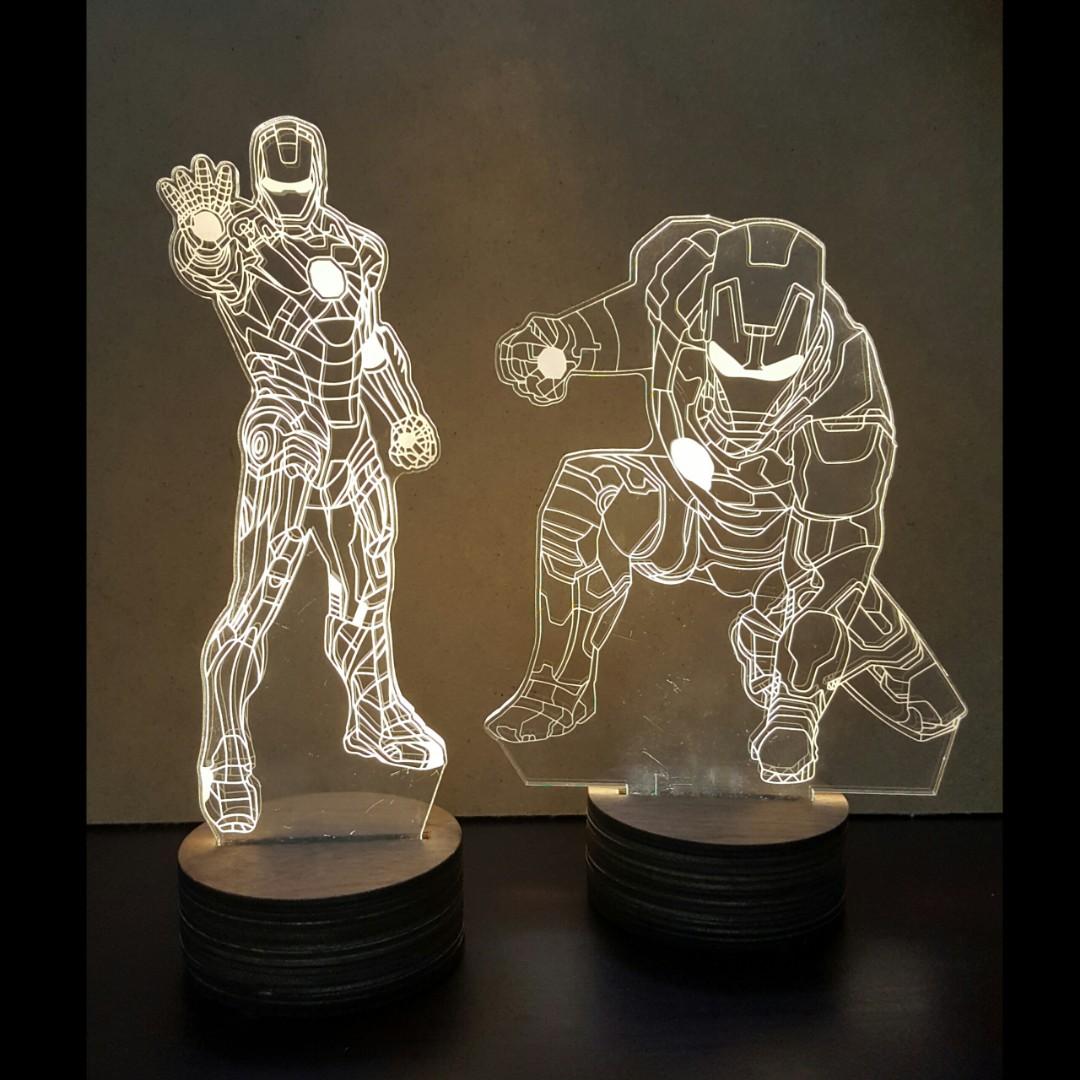 Ironman Led Light (Standing), Furniture & Home Living, Lighting & Fans ...