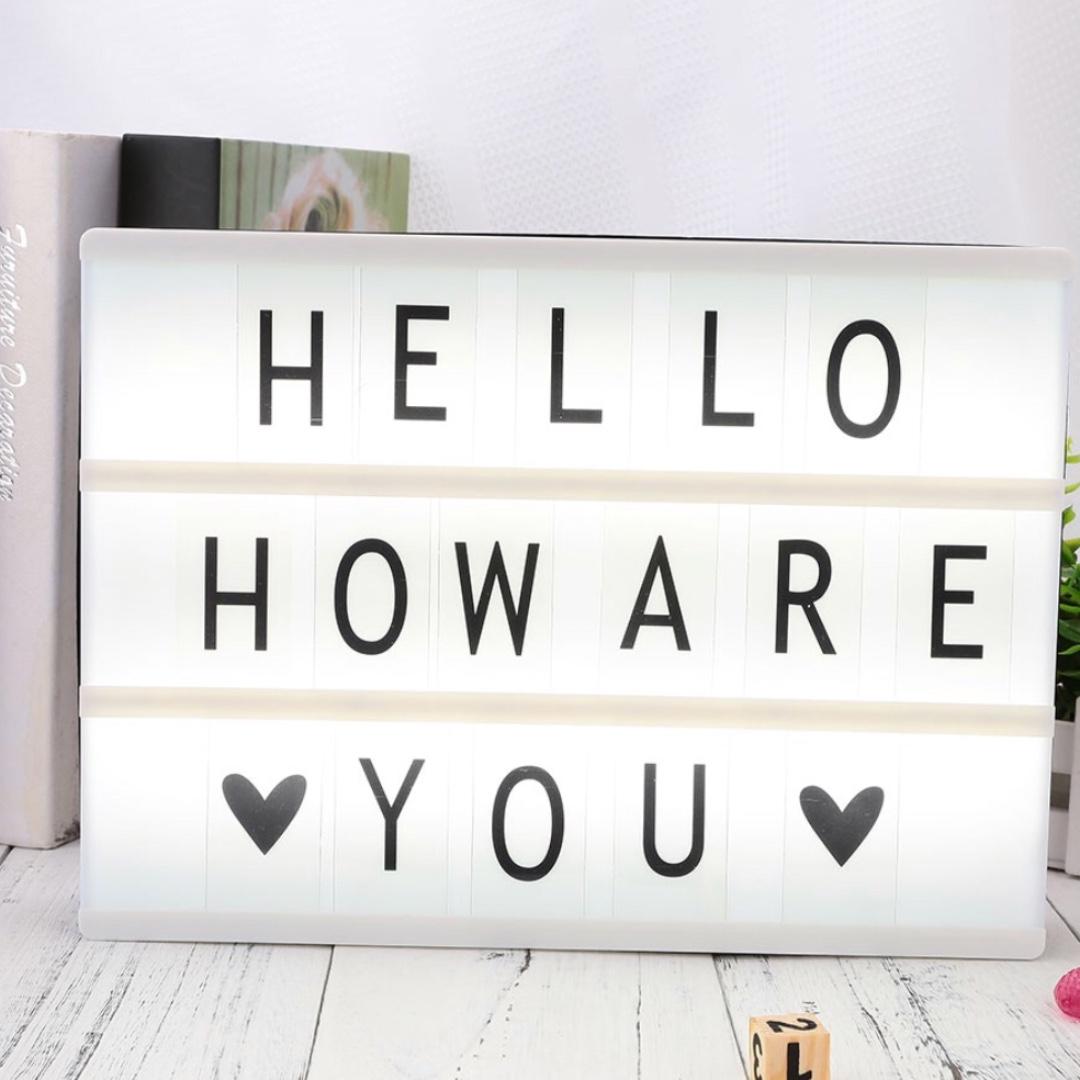 A4 Light Box replacement letters 85 pcs, Hobbies & Toys, Stationery ...