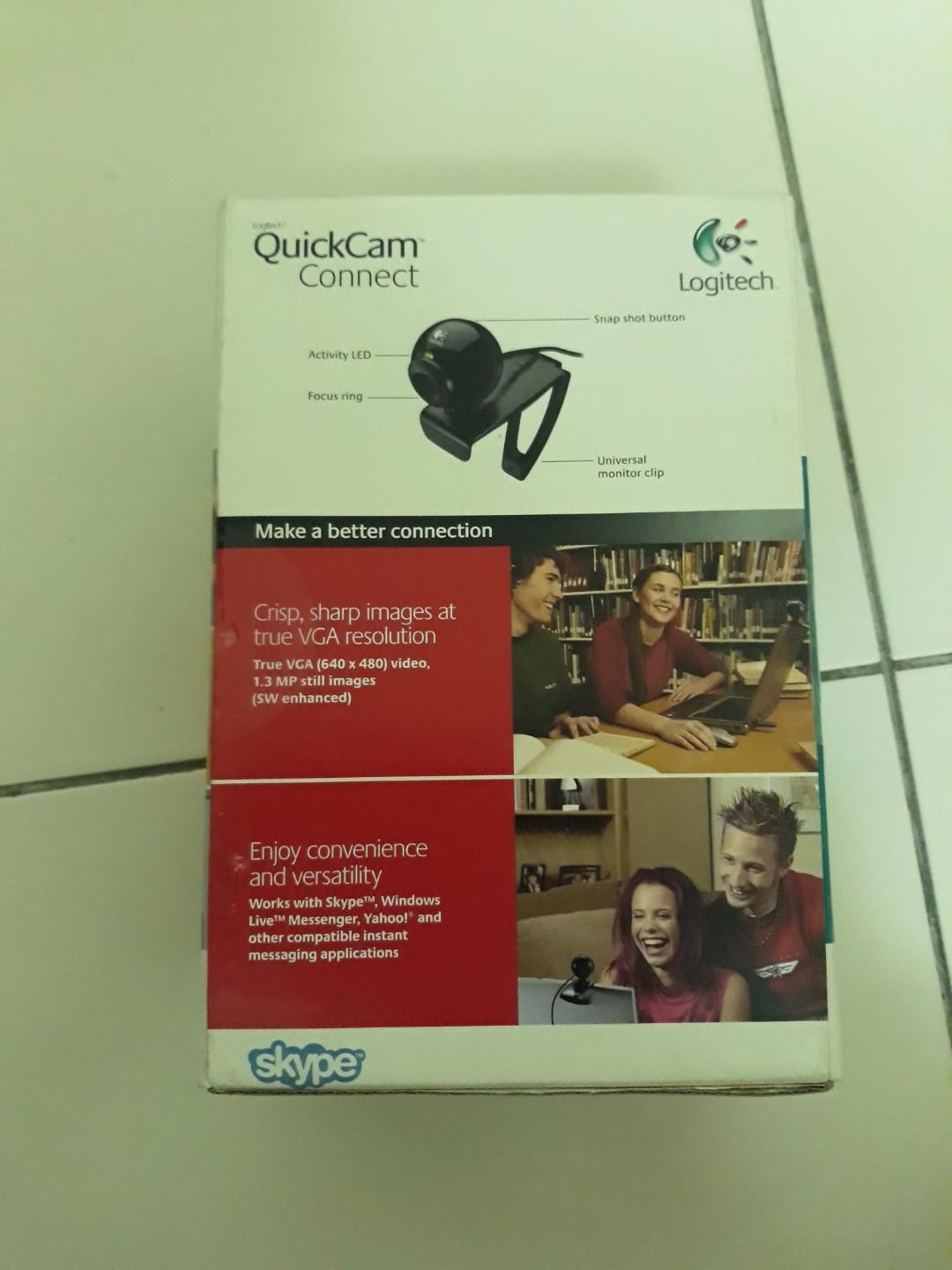Logitech QuickCam Connect, TV & Home Appliances, TV & Entertainment, Entertainment Systems ...
