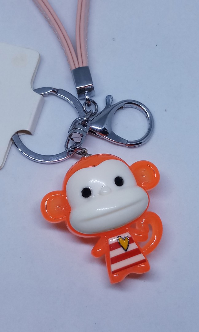 Miniso Monkey Bagchain/Keychain, Women's Fashion, Watches & Accessories ...
