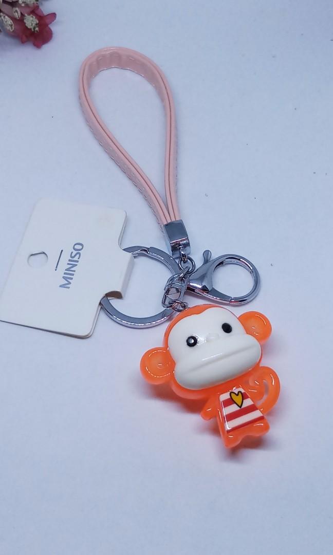 Miniso Monkey Bagchain/Keychain, Women's Fashion, Watches & Accessories ...