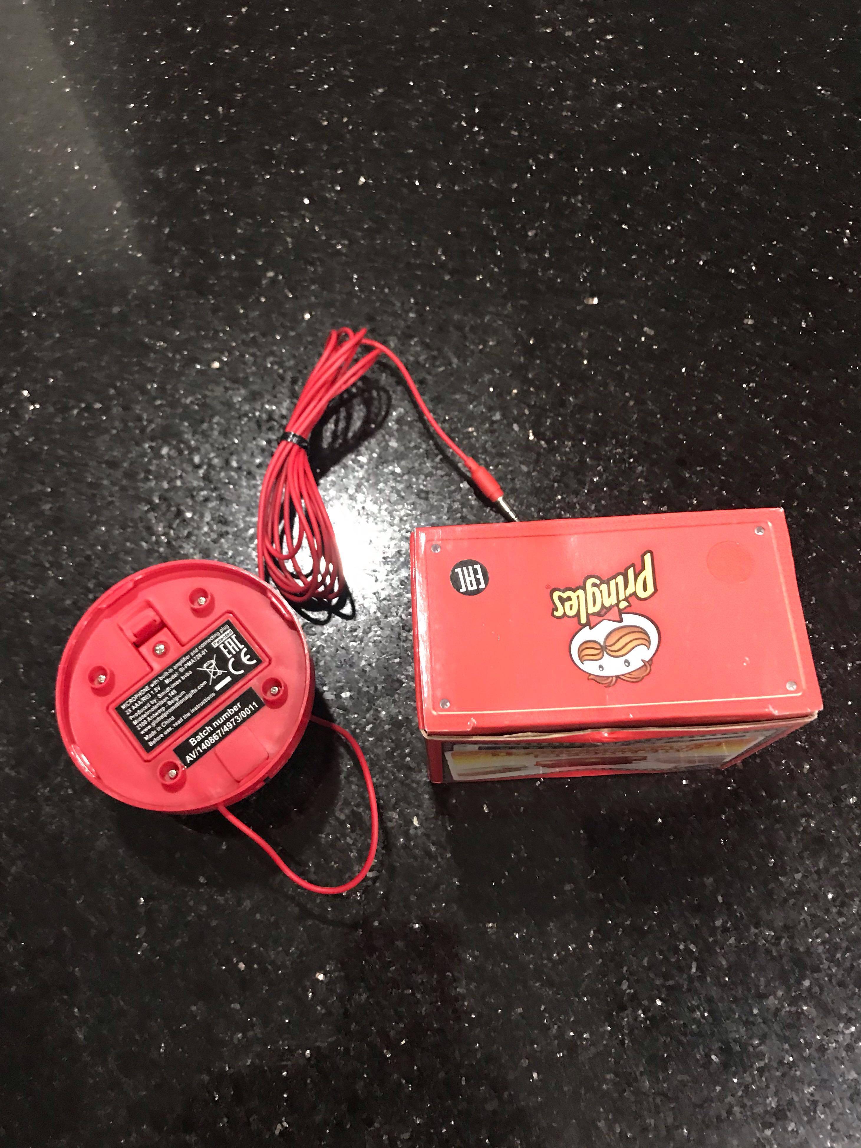 NEW! Set of Speaker and Microphone (Pringles), Audio, Other Audio ...