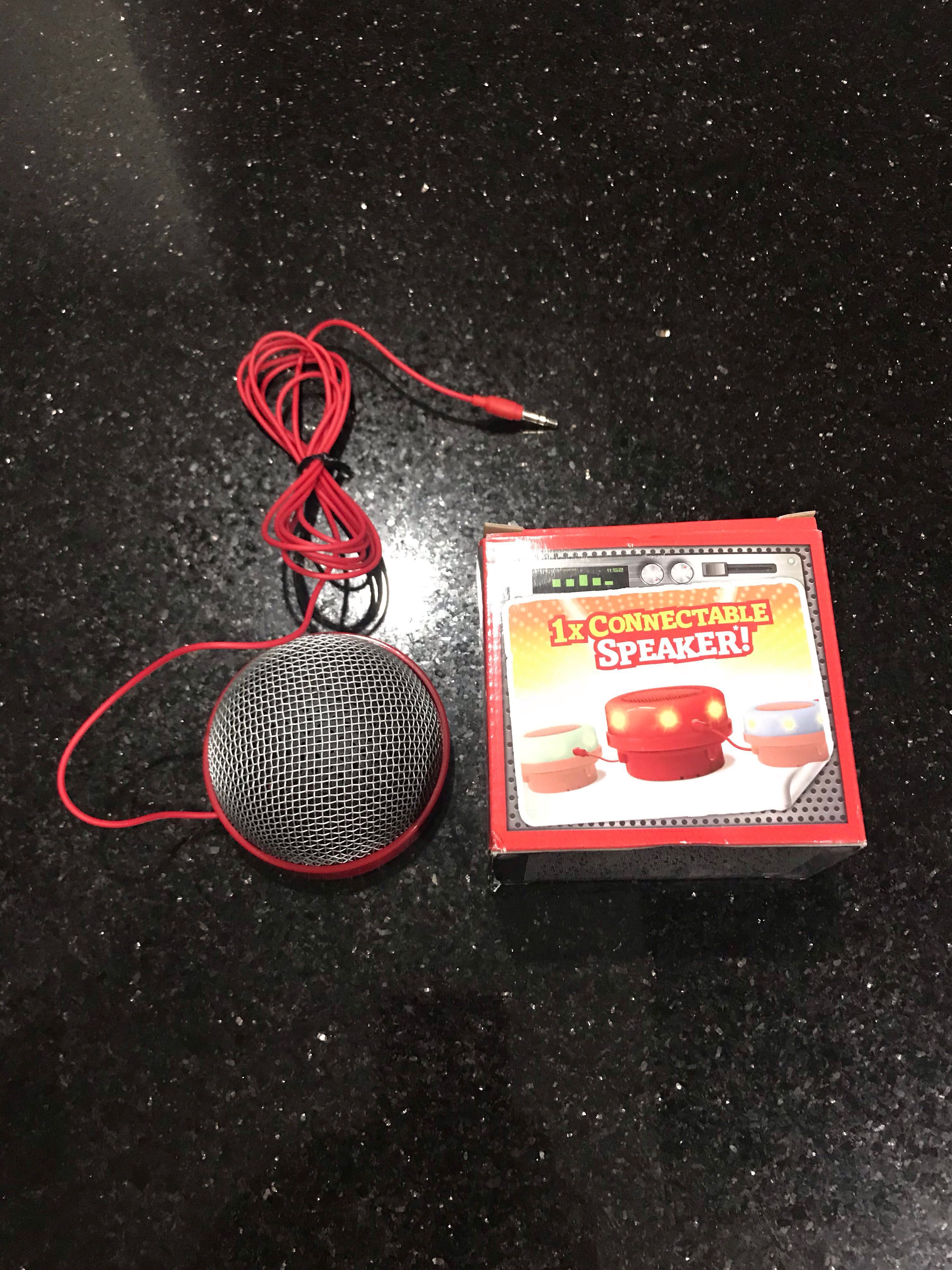 NEW! Set of Speaker and Microphone (Pringles), Audio, Other Audio Equipment on Carousell