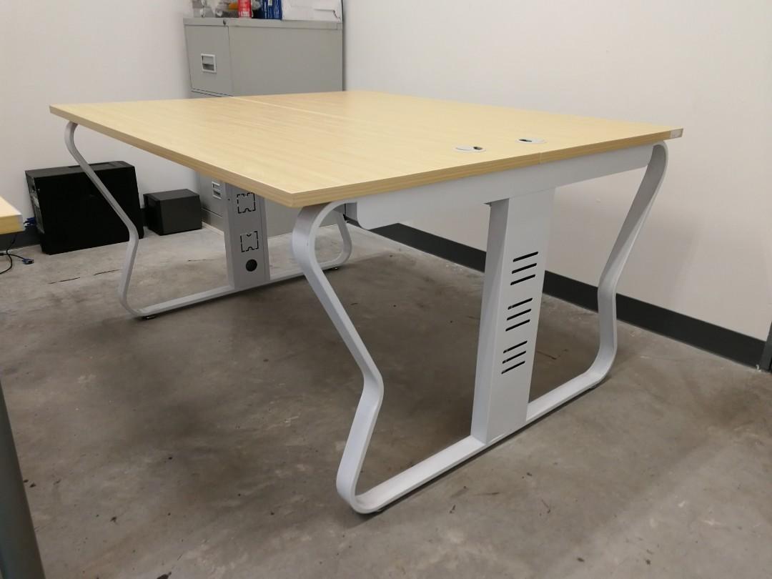 Office table for 2, Furniture & Home Living, Furniture, Tables & Sets ...