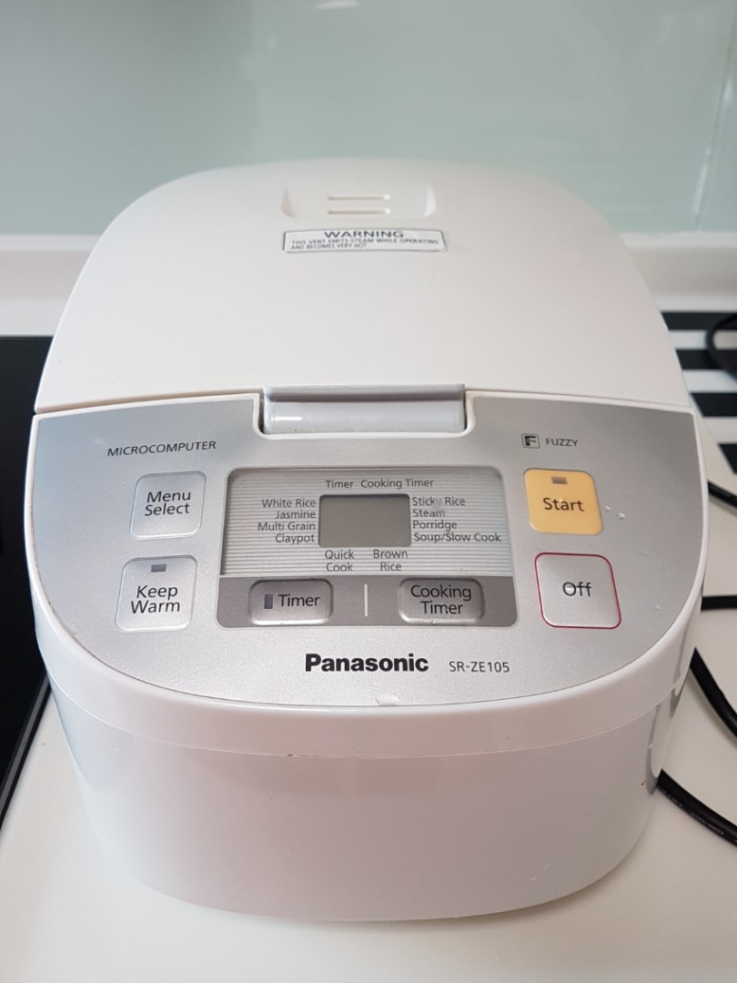 Panasonic 1L Rice Cooker SR-ZE105, TV & Home Appliances, Kitchen ...