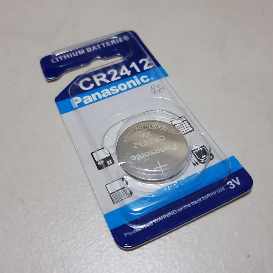 Panasonic CR2412 3V Lithium Coin Battery, Mobile Phones & Gadgets ...