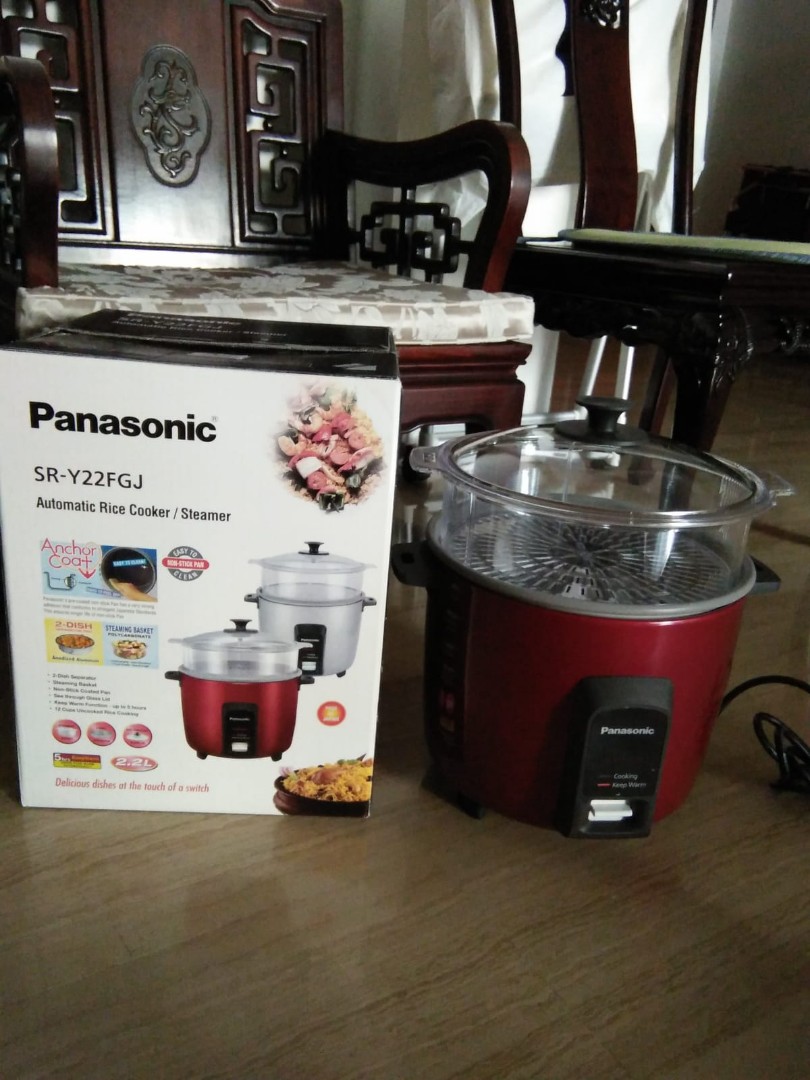 Panasonic rice cooker/steamer, TV & Home Appliances, Kitchen Appliances ...