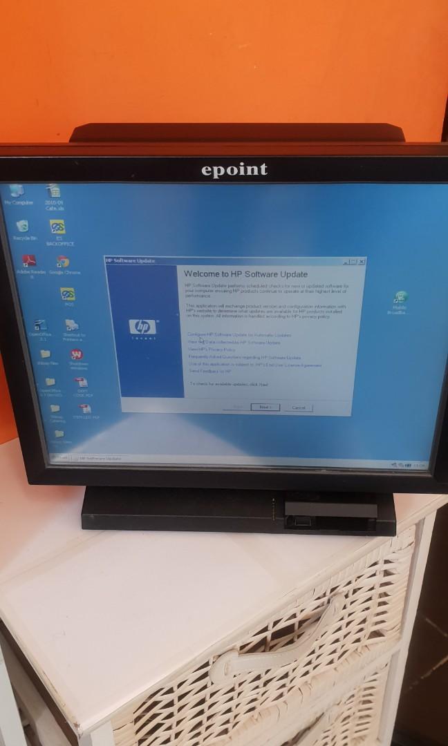 POS screentouch from epoint plus pos software, Computers & Tech, Parts & Accessories, Networking ...