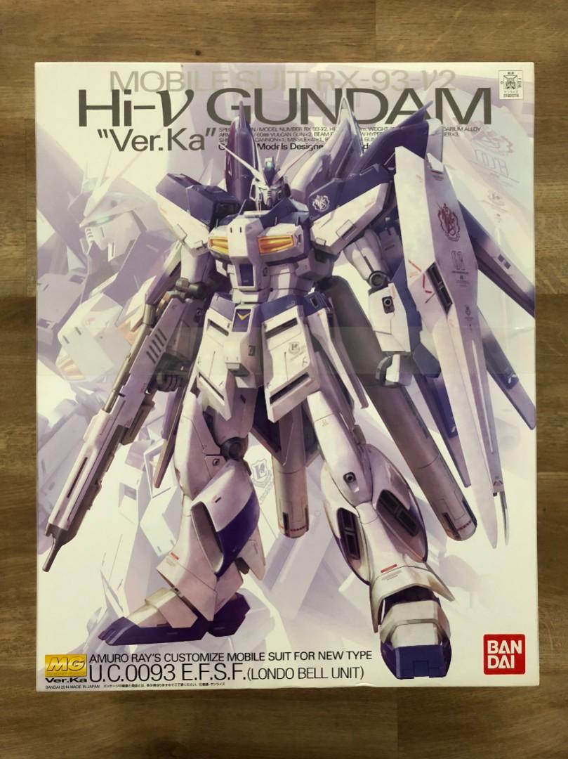 RX-93-V2 Hi-v Gundam "Ver.Ka" (MG) Model Kit, Hobbies & Toys, Toys ...