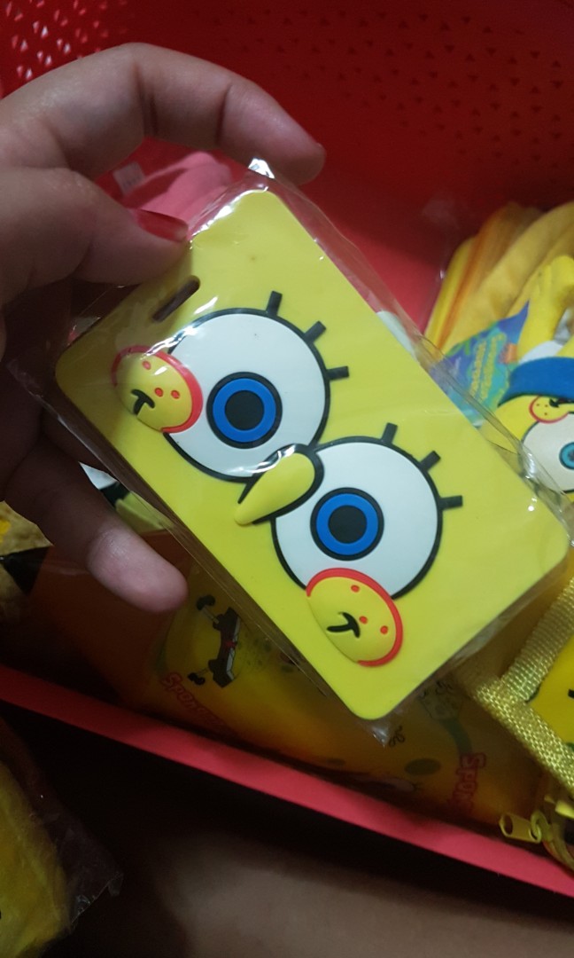 Spongebob Luggage Tag, Hobbies & Toys, Toys & Games on Carousell