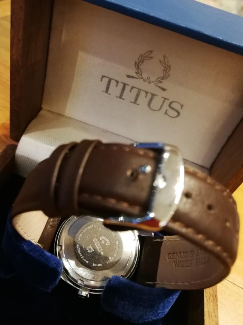 TITUS 1960 Royal Time 30 Jewels Automatic Men's Watch, Women's Fashion ...