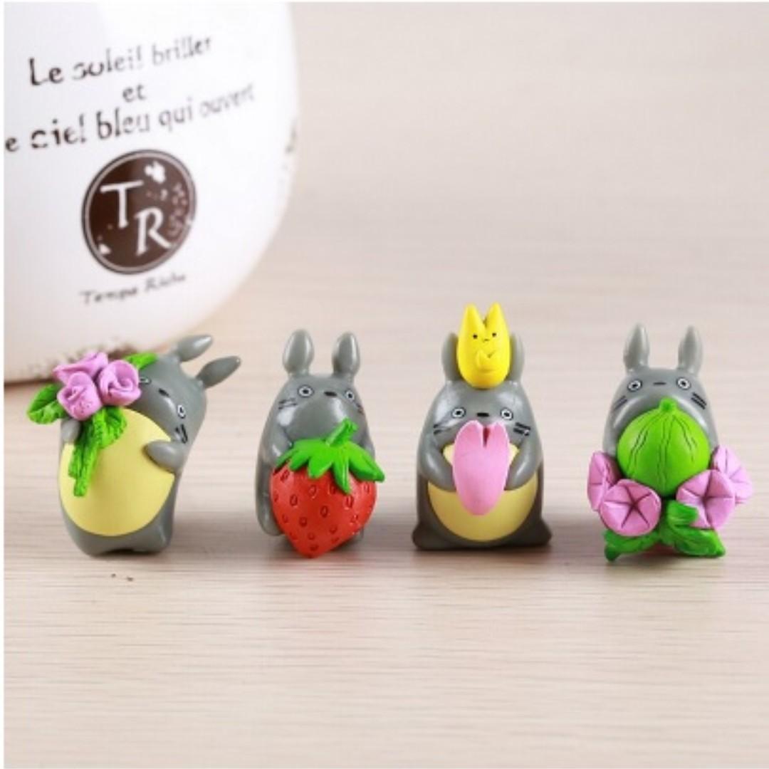 Totoro cake topper / cake decoration / Mini figurines (9pcs), Hobbies ...