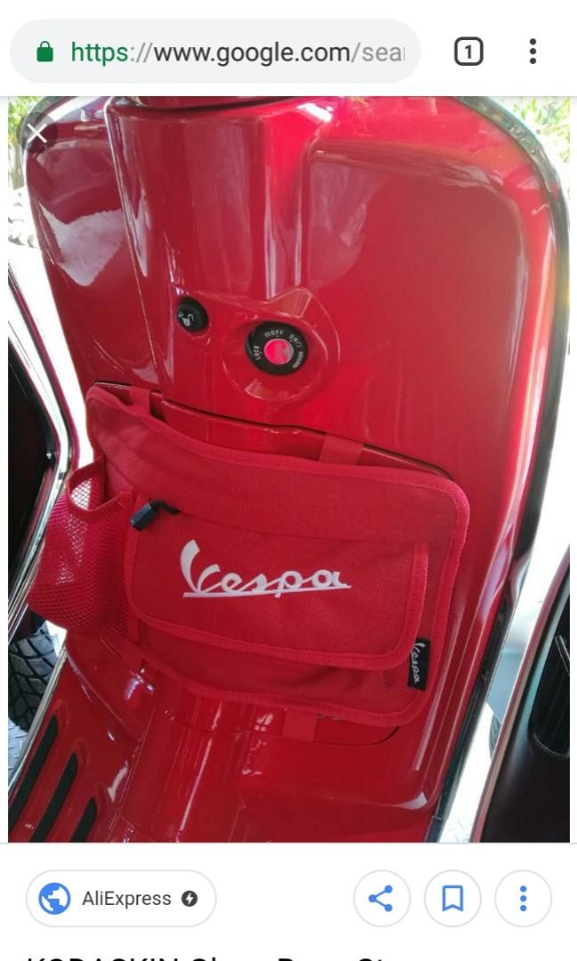 Vespa storage bag, Motorbikes on Carousell