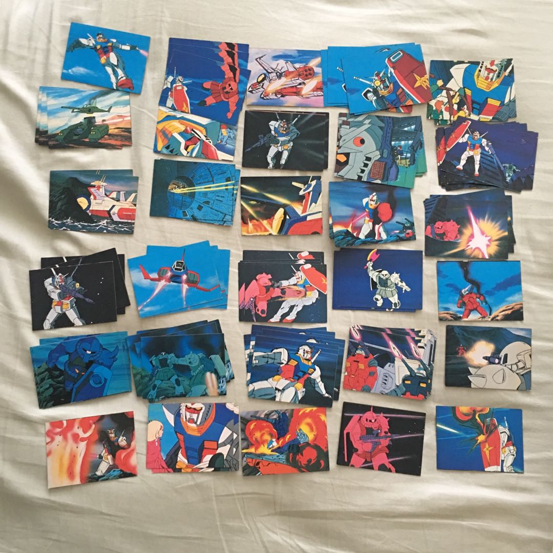 Vintage Gundam RX-78 Collectible Cards from One Year War Universal ...