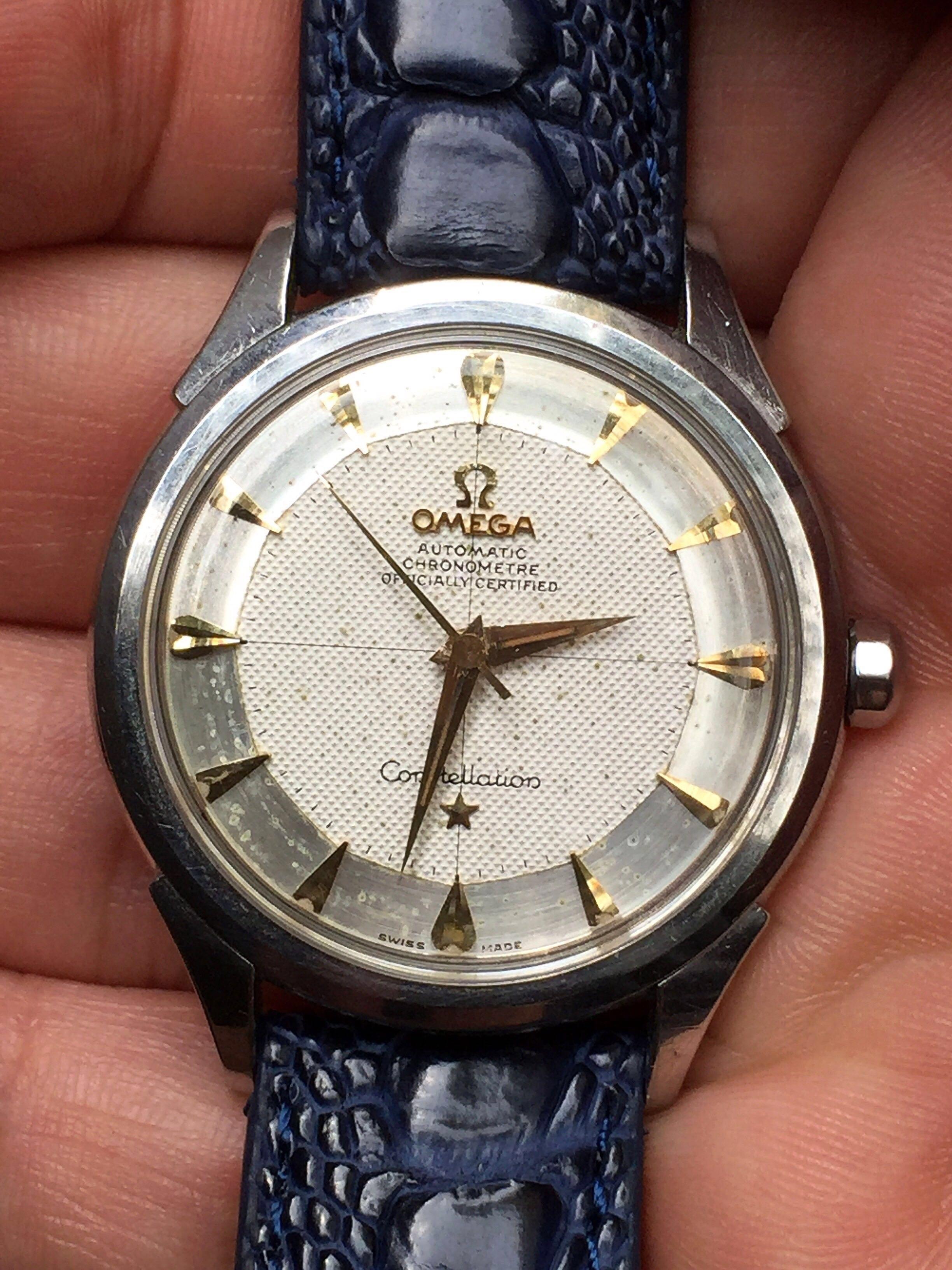 Vintage Omega Constellation pie pan 2852 case 1950s, Men's Fashion ...