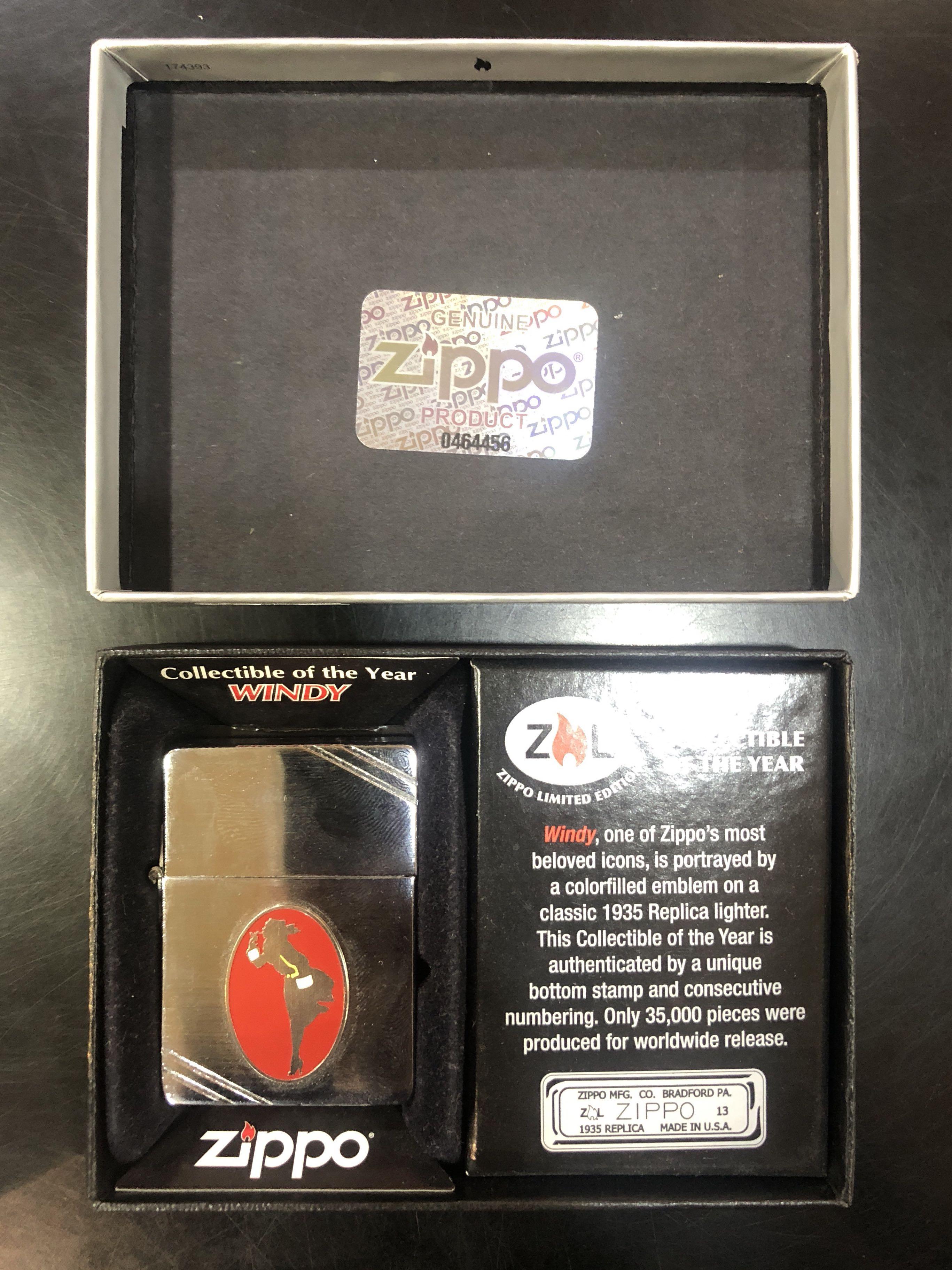 Zippo Lighter “Windy Collectible Of The Year”, Men's Fashion, Watches ...