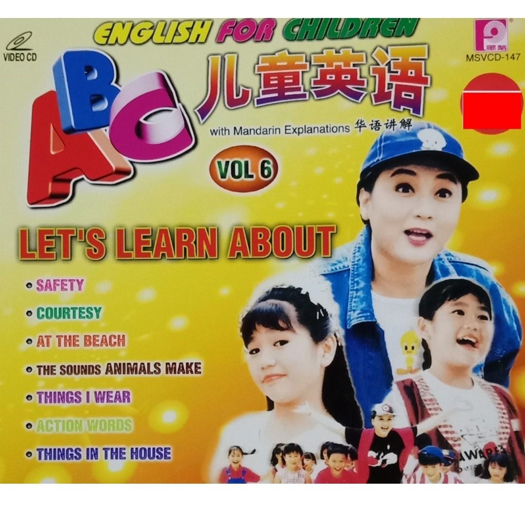 ABC English For Children 儿童英语 Vol.6 VCD, Hobbies & Toys, Music & Media, CDs & DVDs on Carousell