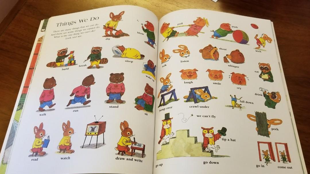 全新Best Word Book Ever-Richard Scarry's, 興趣及遊戲, 書本 & 文具, 小朋友書 - Carousell