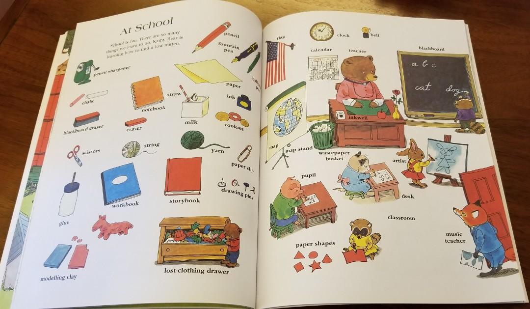 全新Best Word Book Ever-Richard Scarry's, 興趣及遊戲, 書本 & 文具, 小朋友書 - Carousell