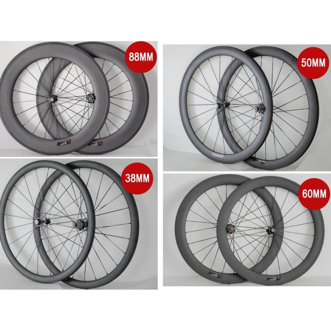 Carbon Wheelset road Taiwan Powerway R13 ~Ready Stock~ 12 months ...