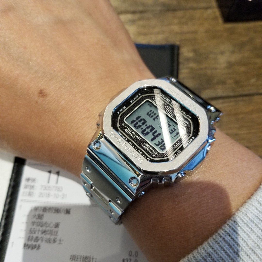 Casio B-5000 steel, 名牌, 手錶 - Carousell