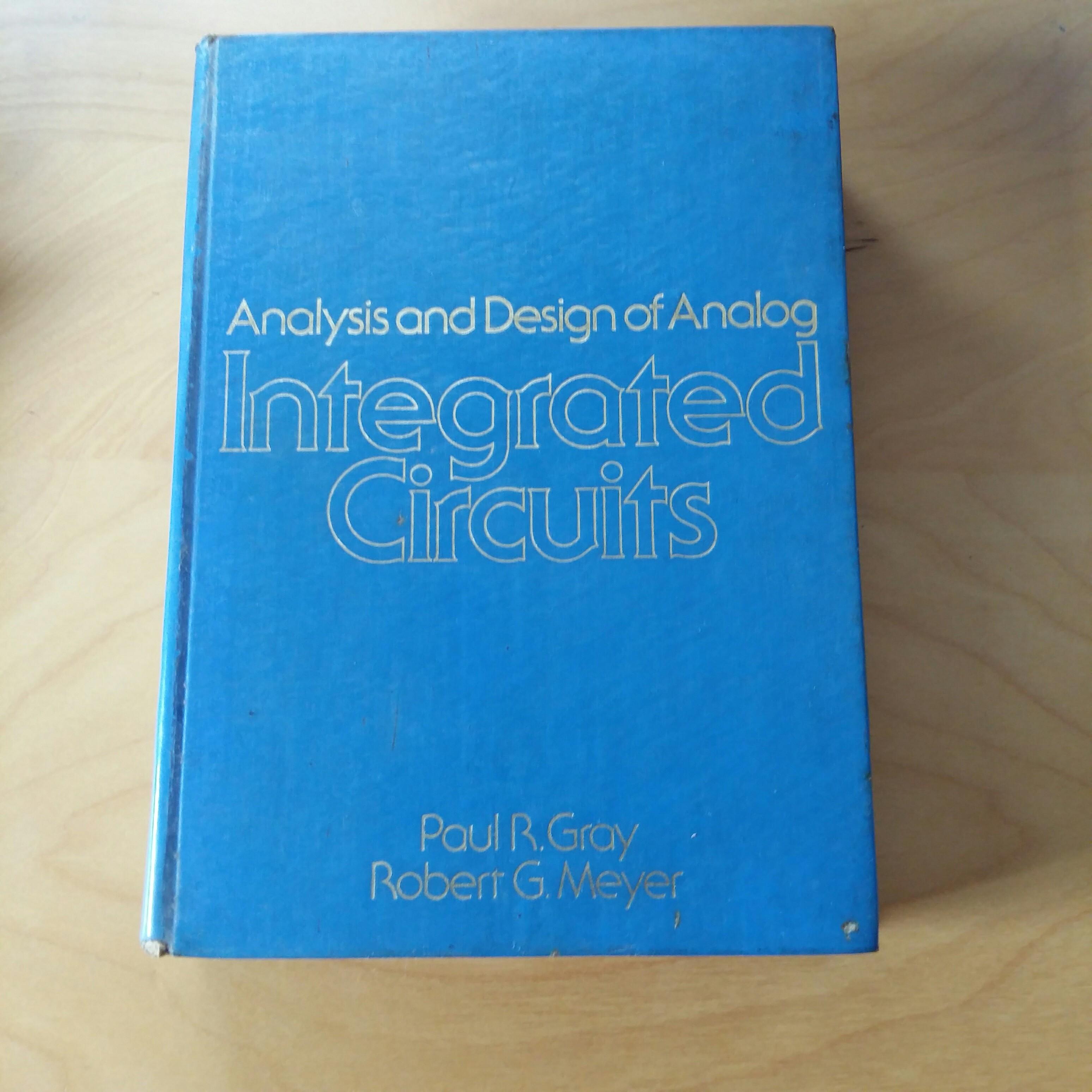2 Classic Integrated Circuits Design Text Book, Computers & Tech ...