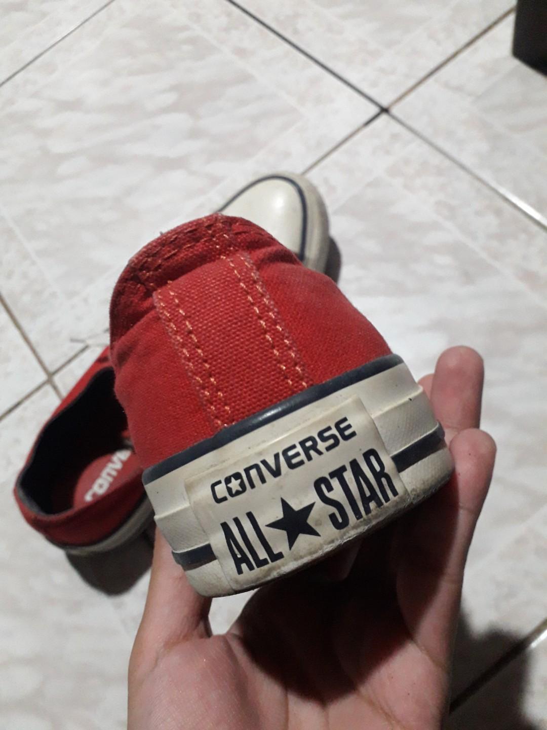 CONVERSE ALL STAR "RED", Women's Fashion, Footwear, Sneakers on Carousell