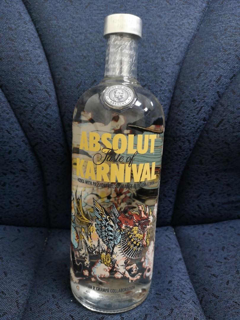 Limited Edition Absolut Vodka 1L, Food & Drinks, Alcoholic Beverages on ...