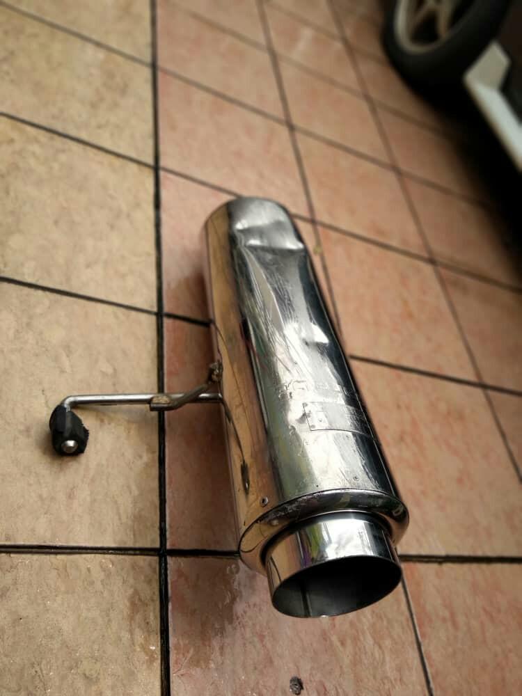 Exhaust muffler tanabe racing medallion, Auto Accessories on Carousell