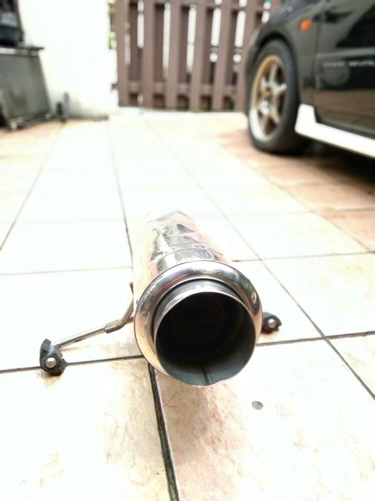 Exhaust muffler tanabe racing medallion, Auto Accessories on Carousell
