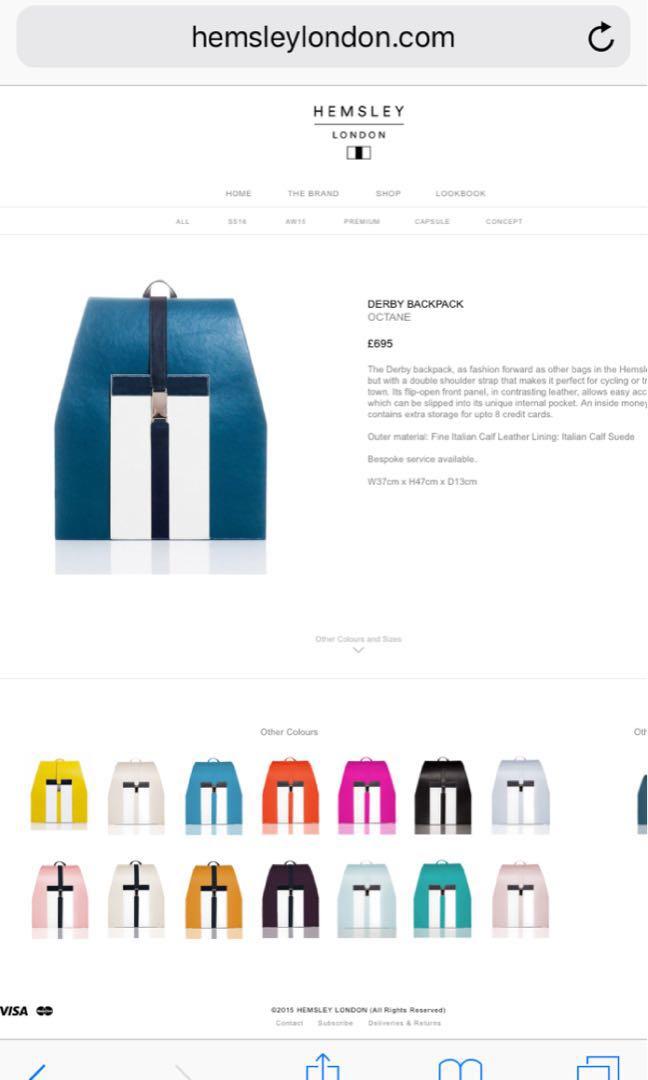 HEMSLEY LONDON, Luxury, Bags & Wallets on Carousell