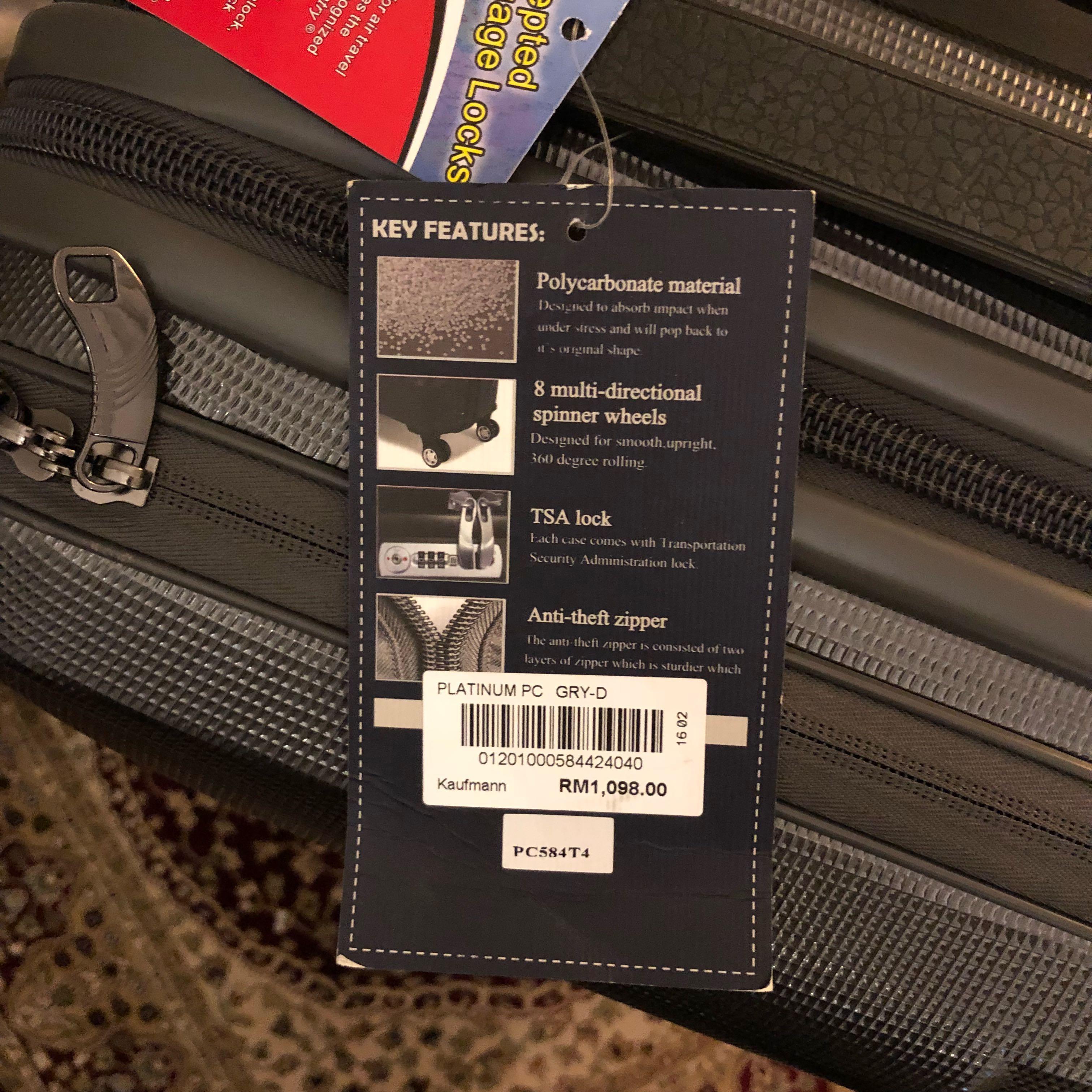Kaufmann Travel Luggage Combo, Hobbies & Toys, Travel, Luggages on ...