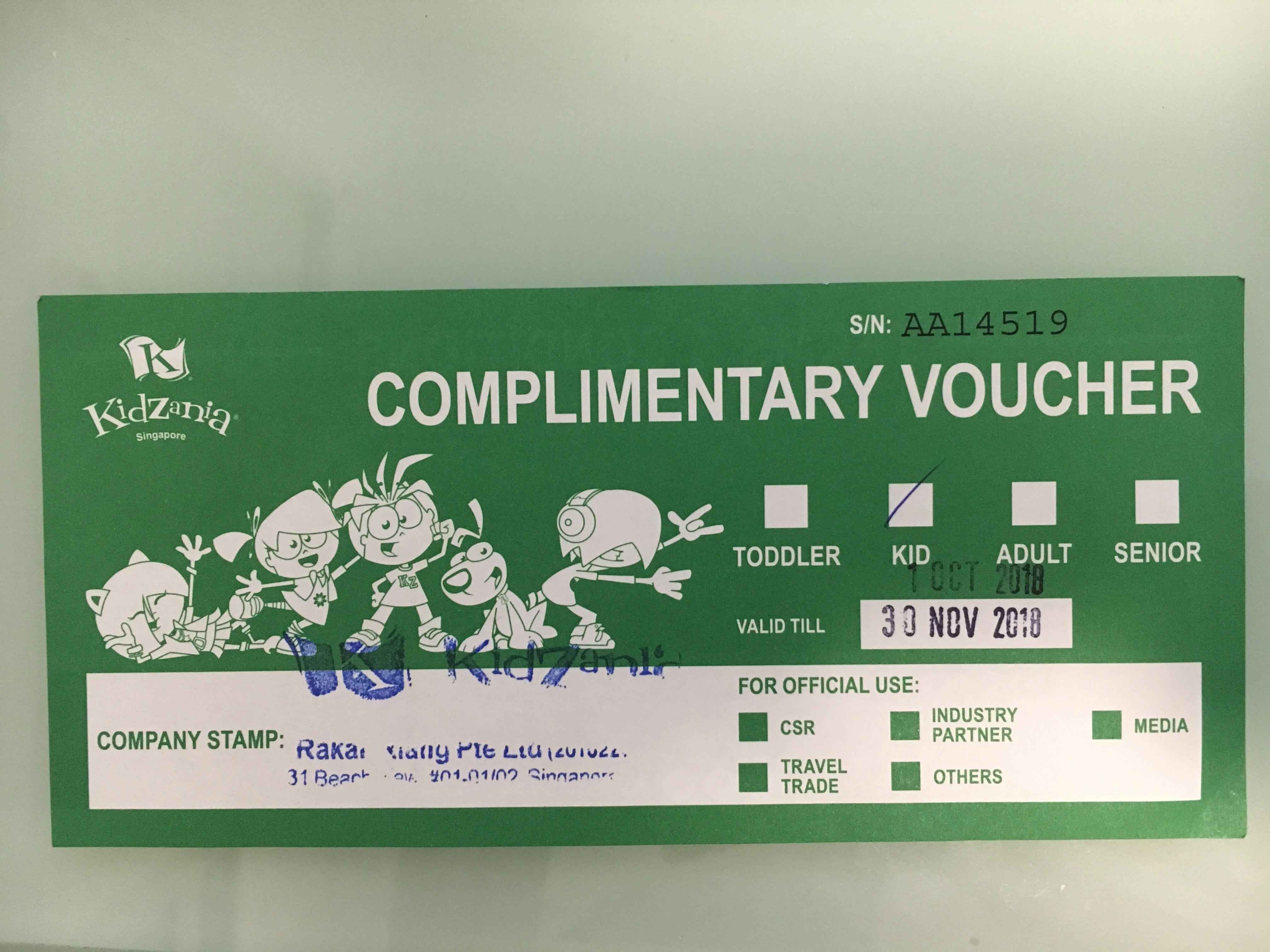 KidZania Kids Ticket, Tickets & Vouchers, Vouchers on Carousell
