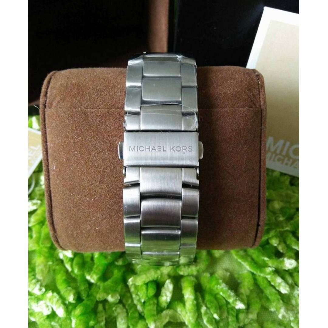 Michael Kors JetMaster White Dial Stainless Steel Men's Watch - MK8339 ...