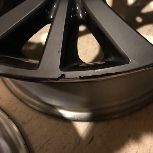 Mitsubishi Outlander 18” 5X114.3 Black Stock Rims, Car Accessories ...