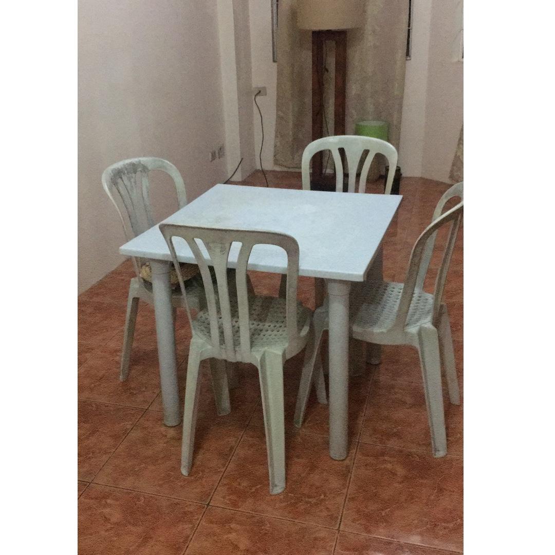 Monobloc Table and Chairs, Babies & Kids, Baby Nursery & Kids Furniture ...