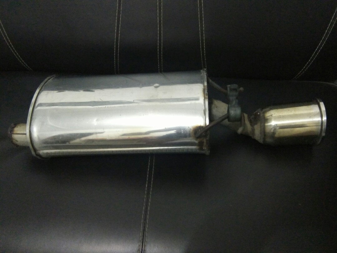 Muffler S Flow Bumper Type R Civic FD, Auto Accessories on Carousell