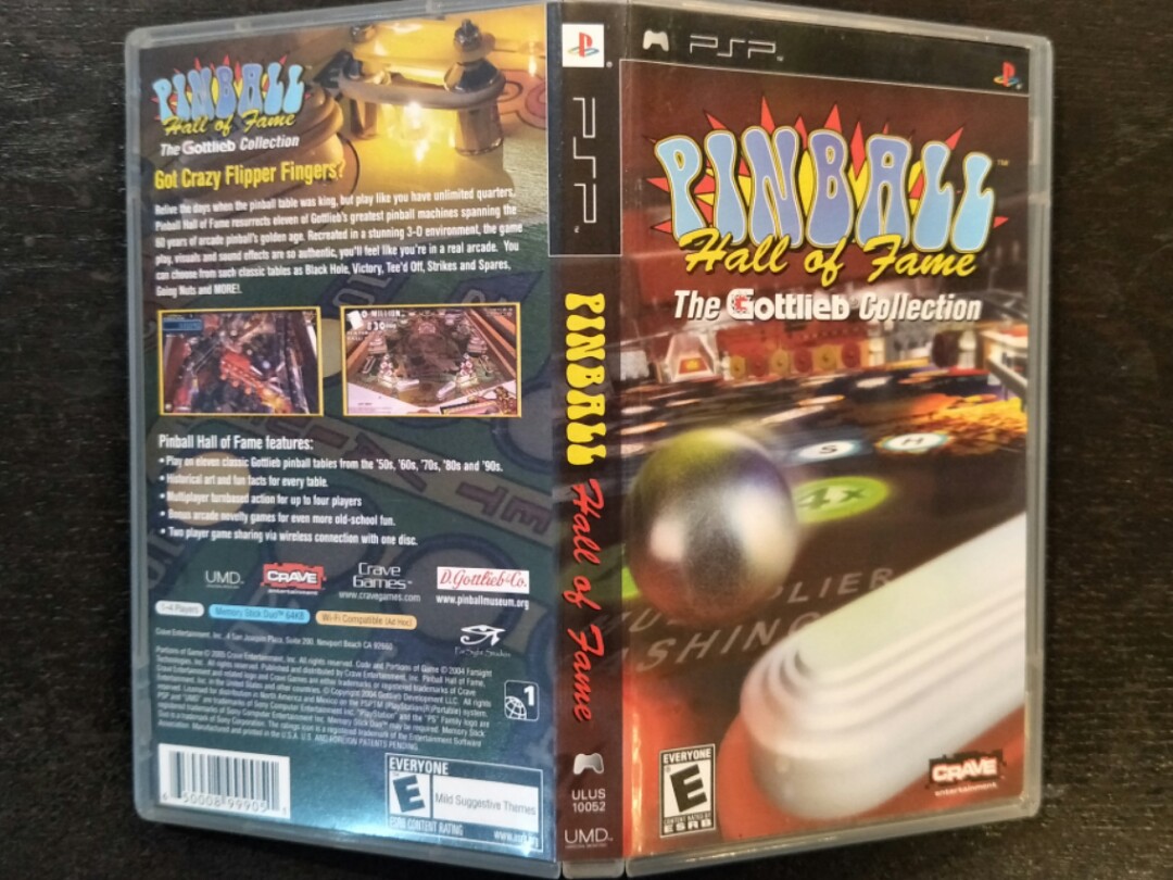 PSP UMD Pinball, Video Gaming, Video Games, PlayStation on Carousell