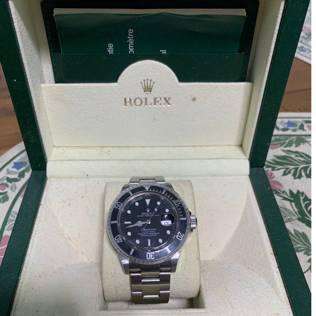 Rolex Submariner Date Tritium Ref: 16610LN, Luxury, Watches on Carousell