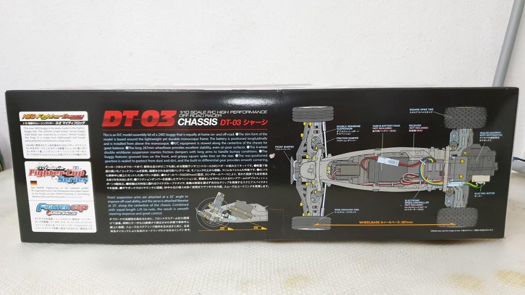 Tamiya DT03 RC car Green Shell, Hobbies & Toys, Toys & Games on Carousell