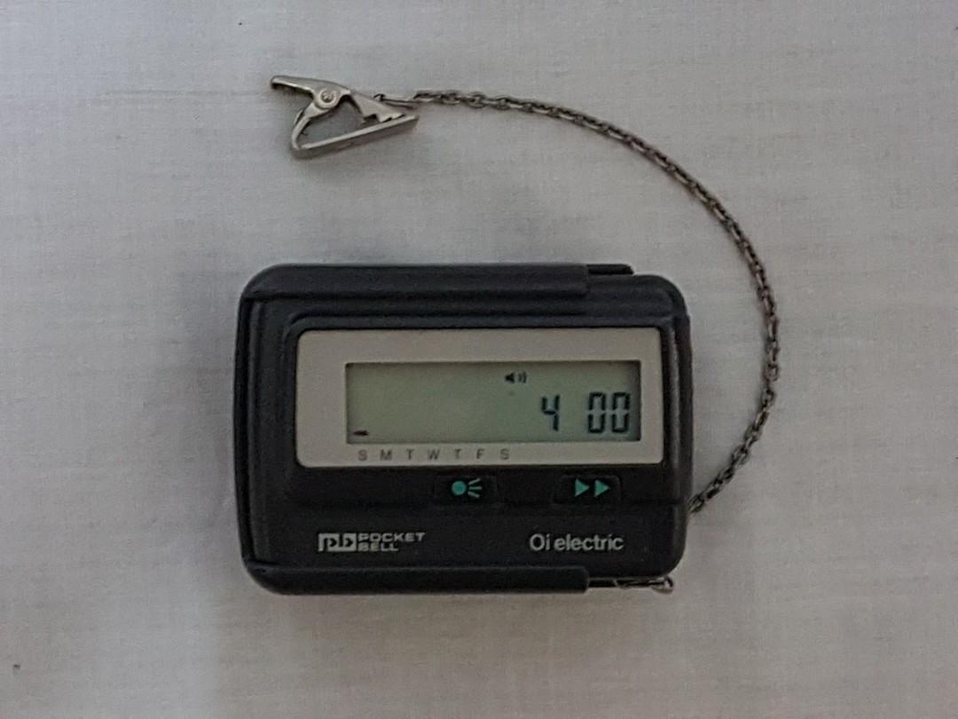 Vintage Singapore Oi Electric Pocket Bell Pager, Hobbies & Toys ...