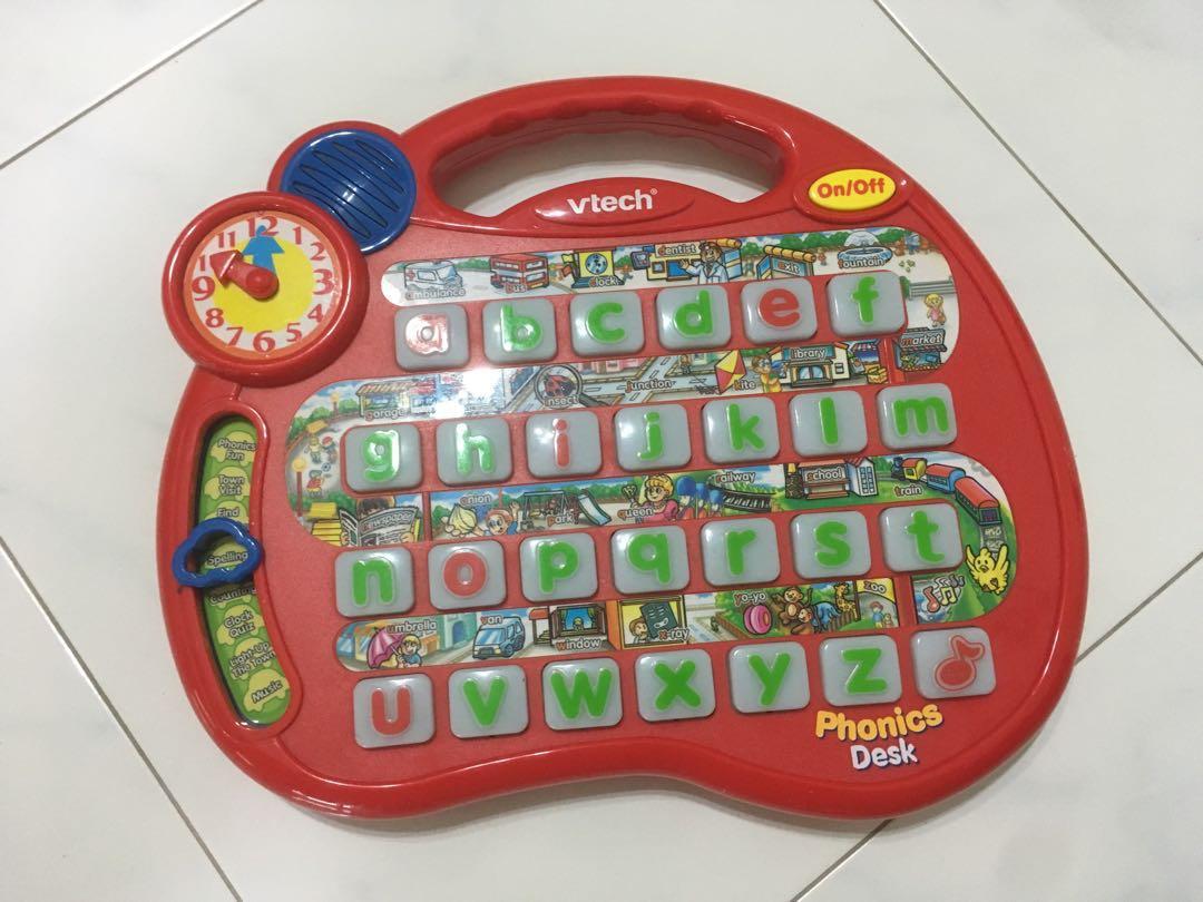 Vtech Phonics Desk, Babies & Kids, Infant Playtime on Carousell