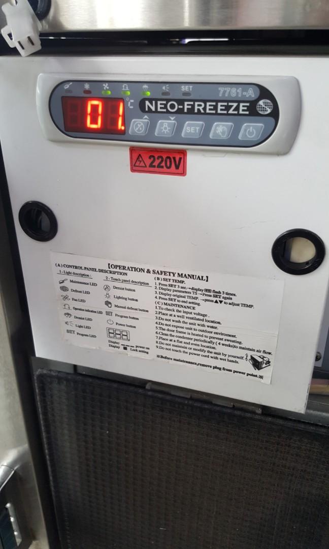 2 door stainless Steel Freeer (Neo-Freeze), TV & Home Appliances ...