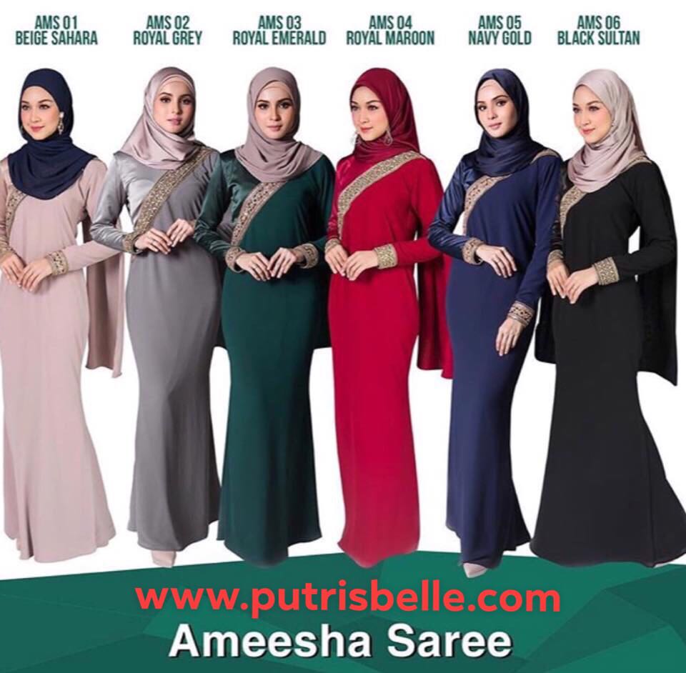 Ameesha Saree, Women's Fashion, Dresses & Sets, Traditional & Ethnic ...