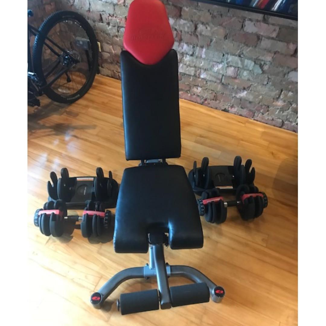 Bowflex bench only, Sports Equipment, Exercise & Fitness, Weights ...