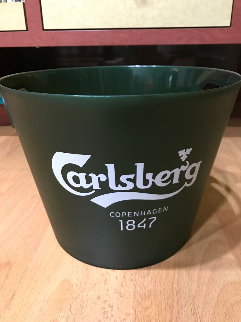 Carlsberg Ice Bucket, Furniture & Home Living, Cleaning & Homecare ...