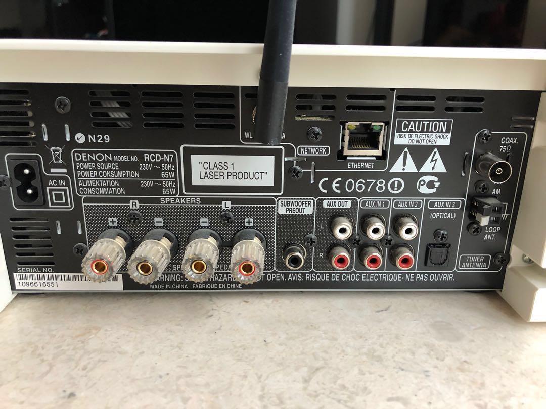 Denon RCD-N7 network receiver, DALI Zenzor 1 speakers, Audio, Soundbars ...
