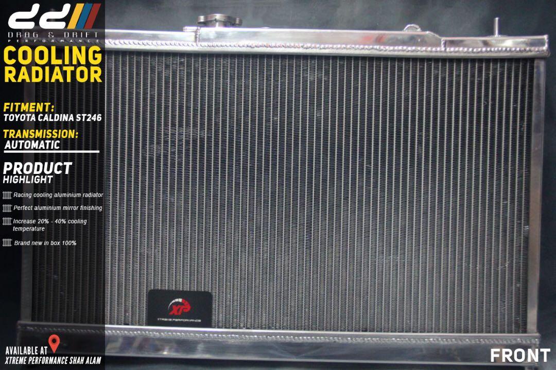 Drag And Drift DND Aluminum Sport Racing Radiator Heavy Duty Extreme ...