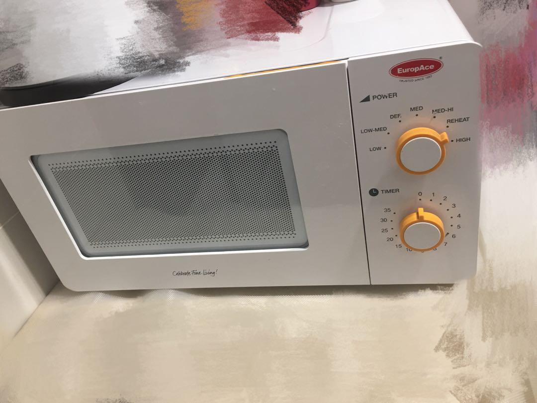 EuropAce microwave oven, Home Appliances, Kitchenware on Carousell